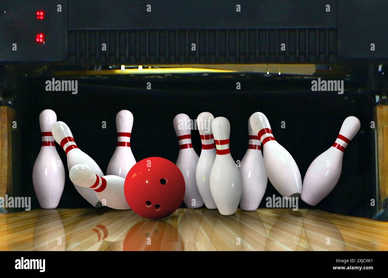 Tenpin bowling pins hi-res stock photography and images - Alamy
