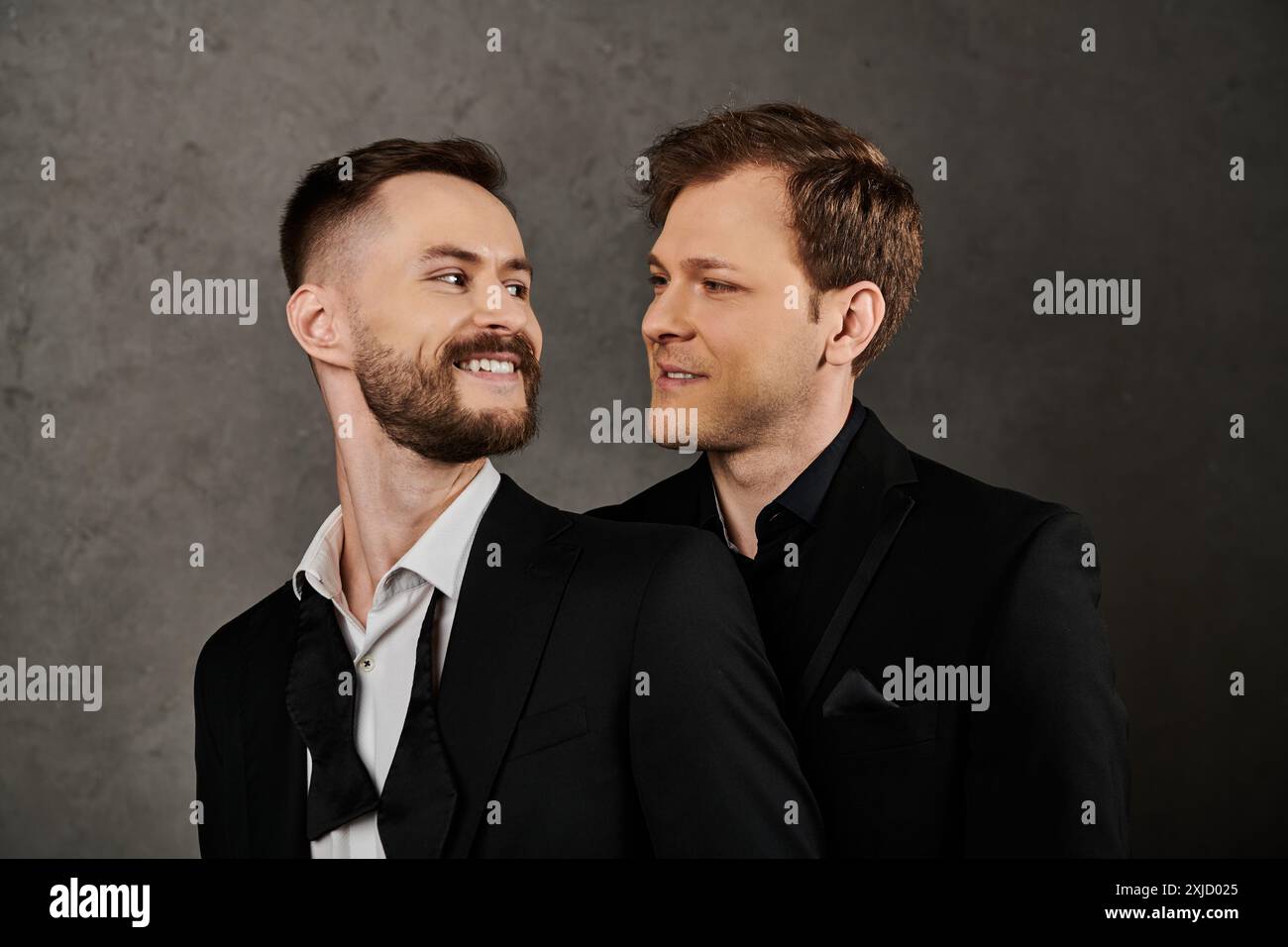 Two men in elegant hi-res stock photography and images - Alamy