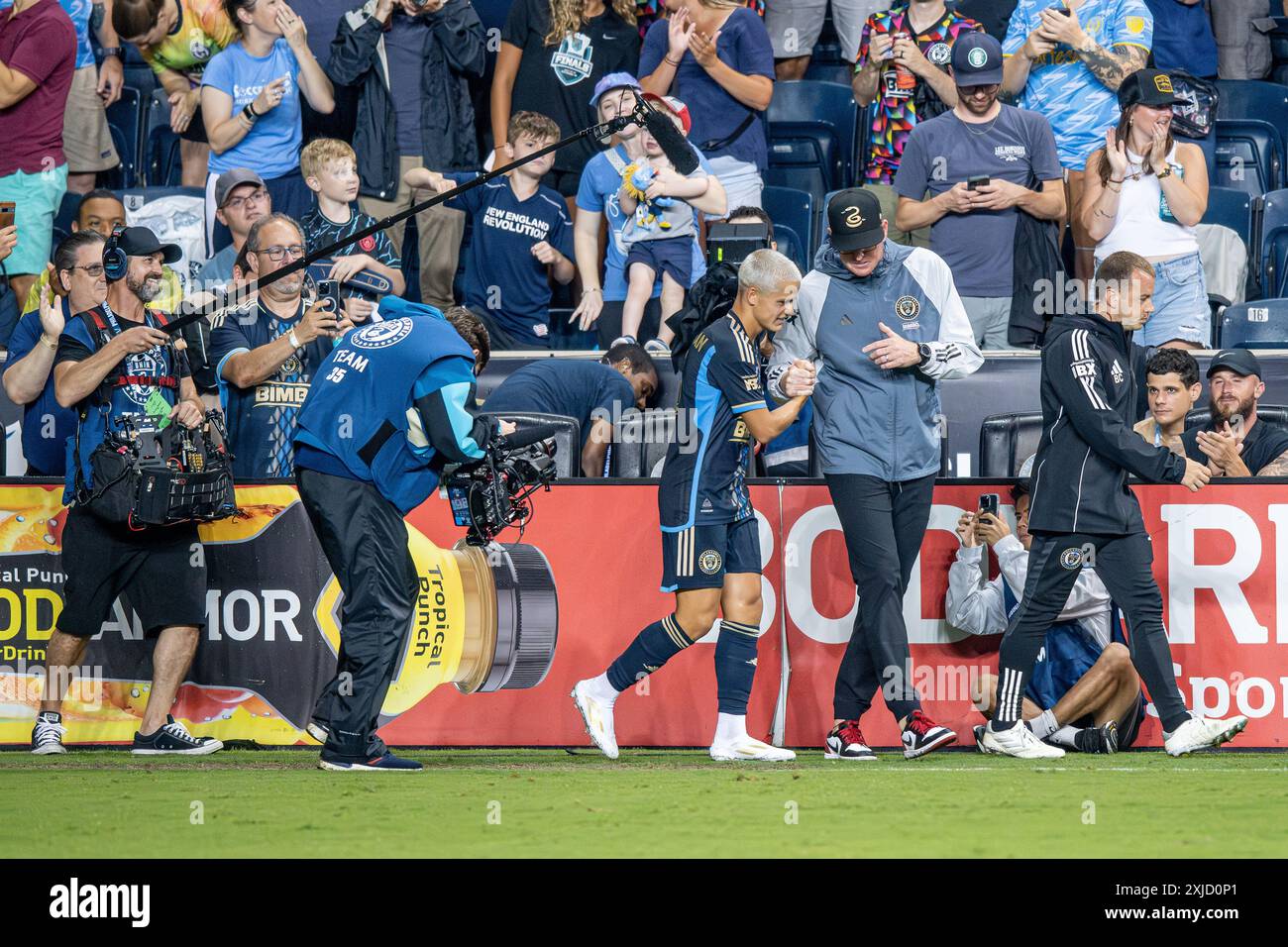 Philadelphia Union v New England Revolution. Chester, Pennsylvania, USA ...