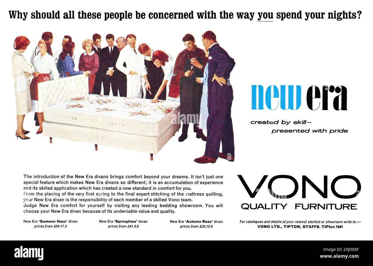 1960s furniture advertisement Cut Out Stock Images & Pictures - Alamy