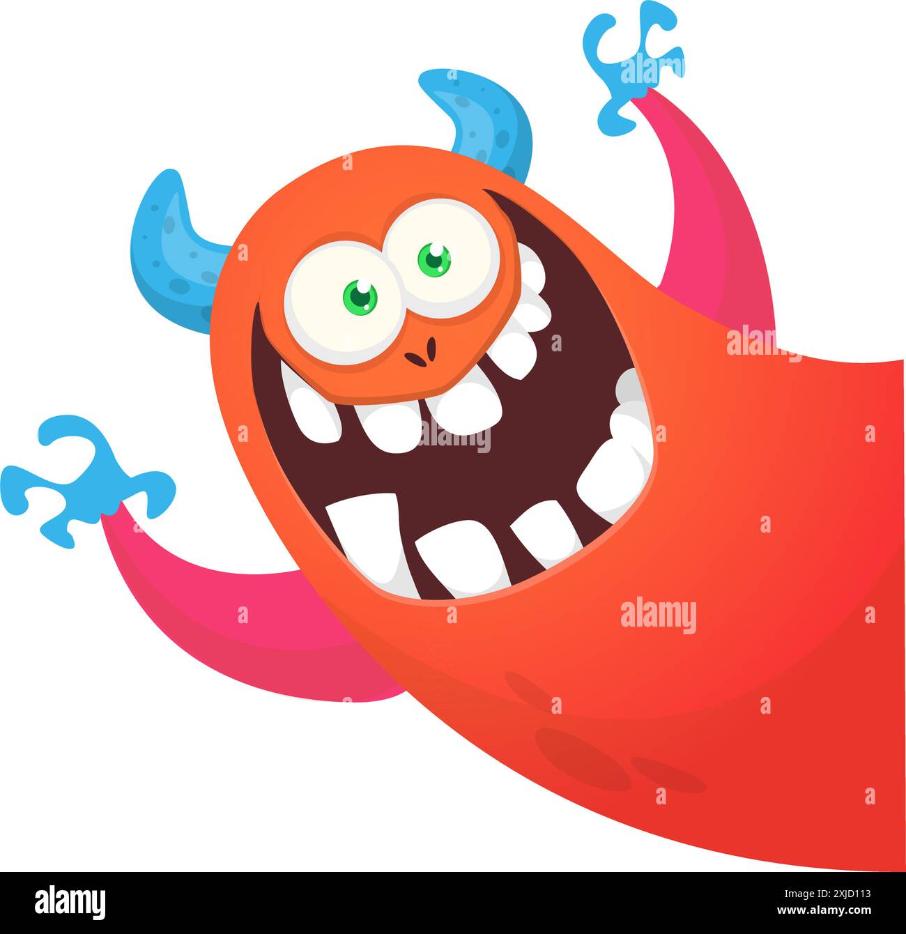 Monster mouth vector creepy hi-res stock photography and images - Alamy