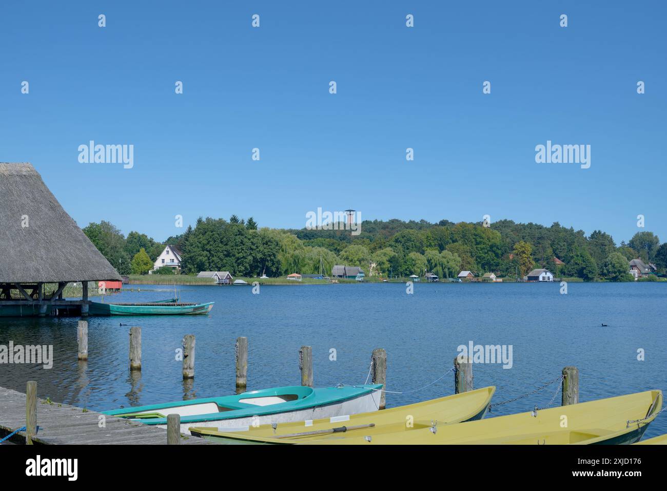 Krakow am See in Mecklenburg Lake District,Germany Stock Photo - Alamy