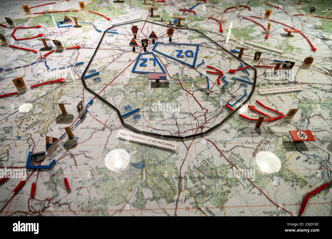 The 101st Airborne Museum Le Mess in Bastogne, Belgium Stock Photo - Alamy