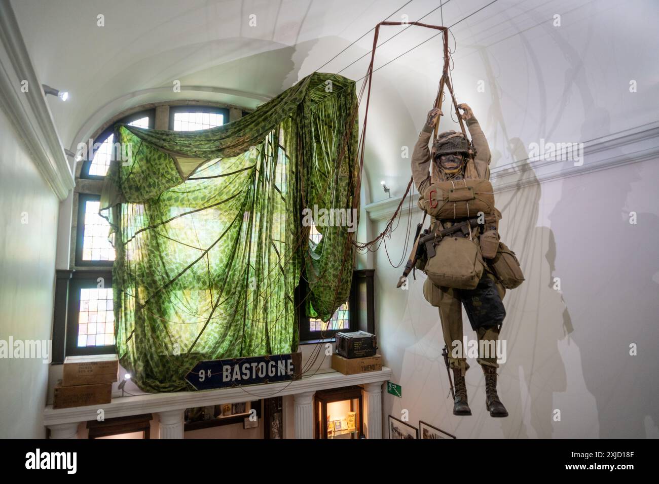 The 101st Airborne Museum Le Mess in Bastogne, Belgium Stock Photo - Alamy