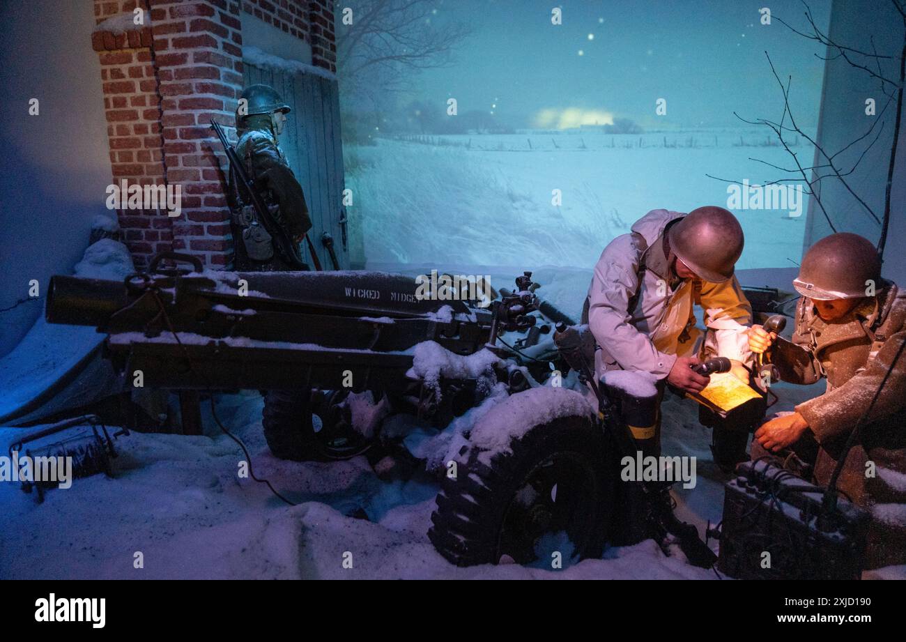 The 101st Airborne Museum Le Mess in Bastogne, Belgium Stock Photo - Alamy