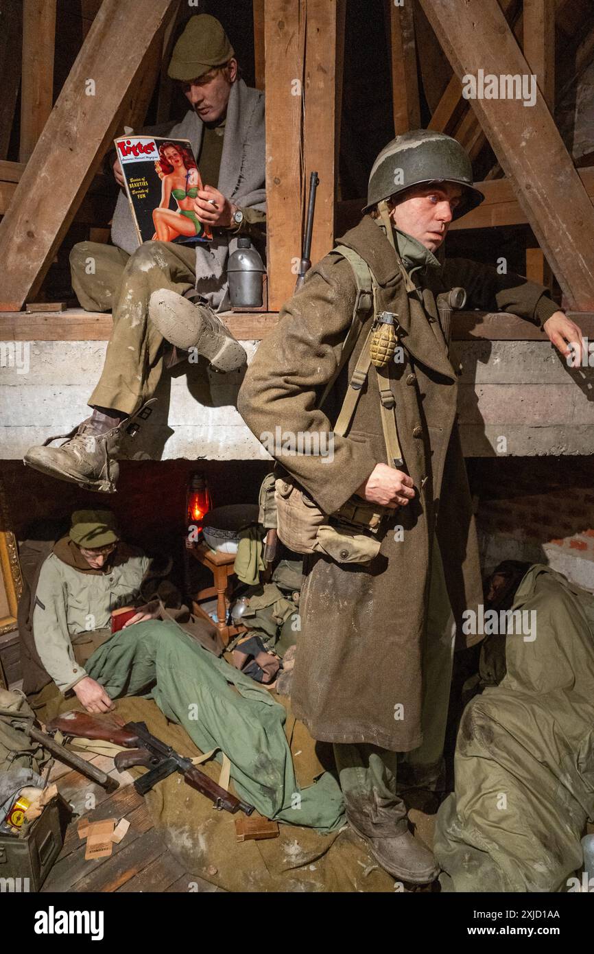 The 101st Airborne Museum Le Mess in Bastogne, Belgium Stock Photo - Alamy