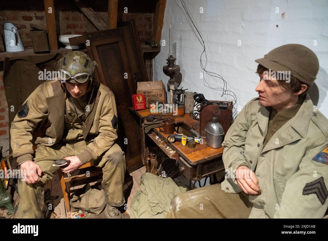 The 101st Airborne Museum Le Mess in Bastogne, Belgium Stock Photo - Alamy