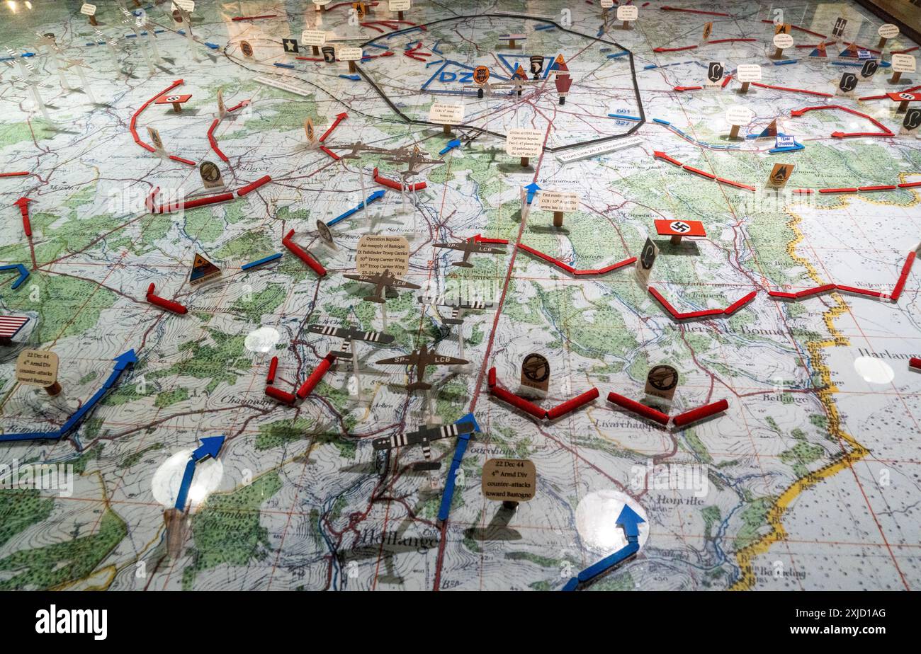 The 101st Airborne Museum Le Mess in Bastogne, Belgium Stock Photo - Alamy