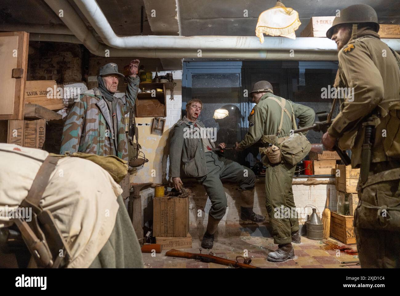 The 101st Airborne Museum Le Mess in Bastogne, Belgium Stock Photo - Alamy