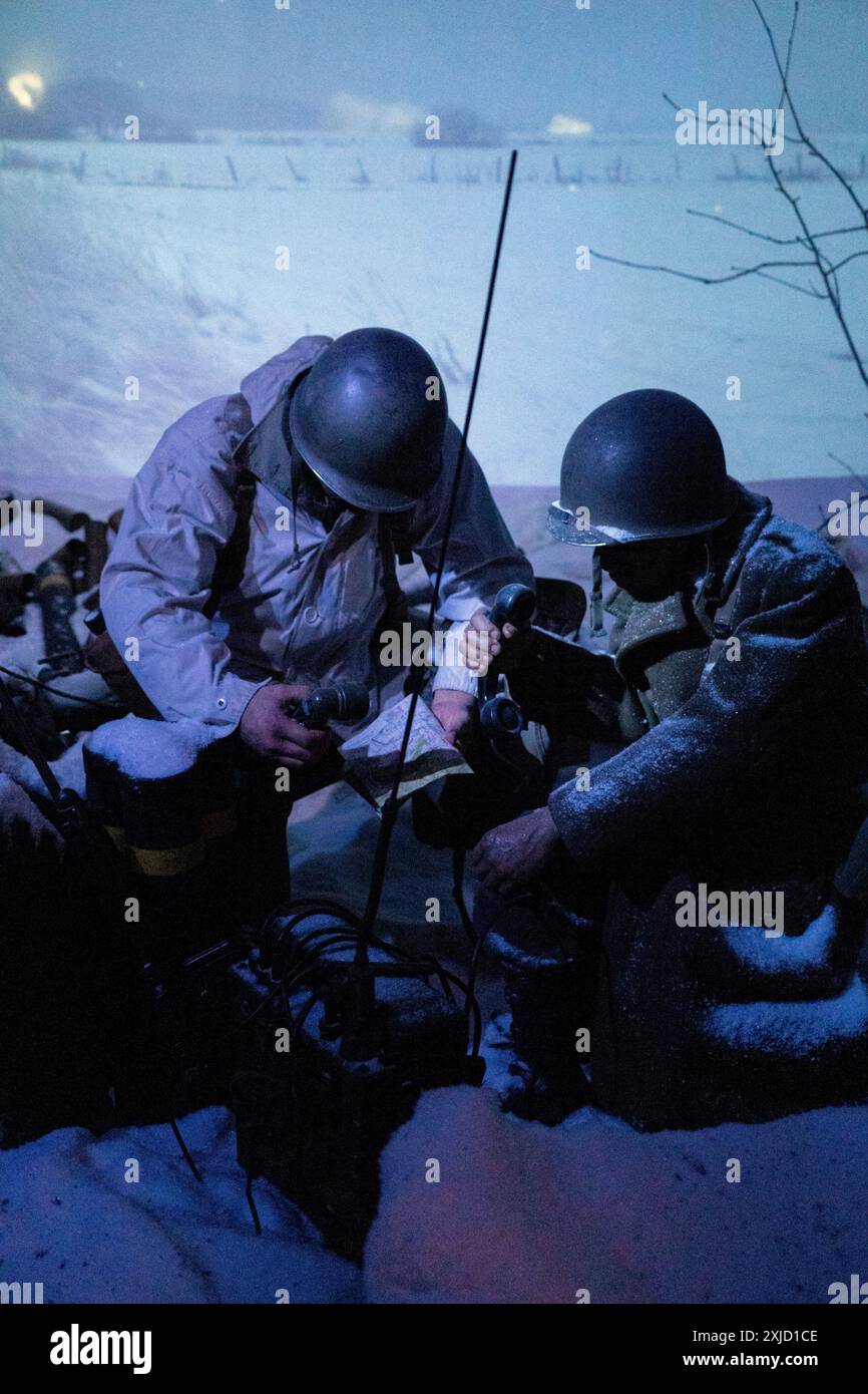 The 101st Airborne Museum Le Mess in Bastogne, Belgium Stock Photo - Alamy