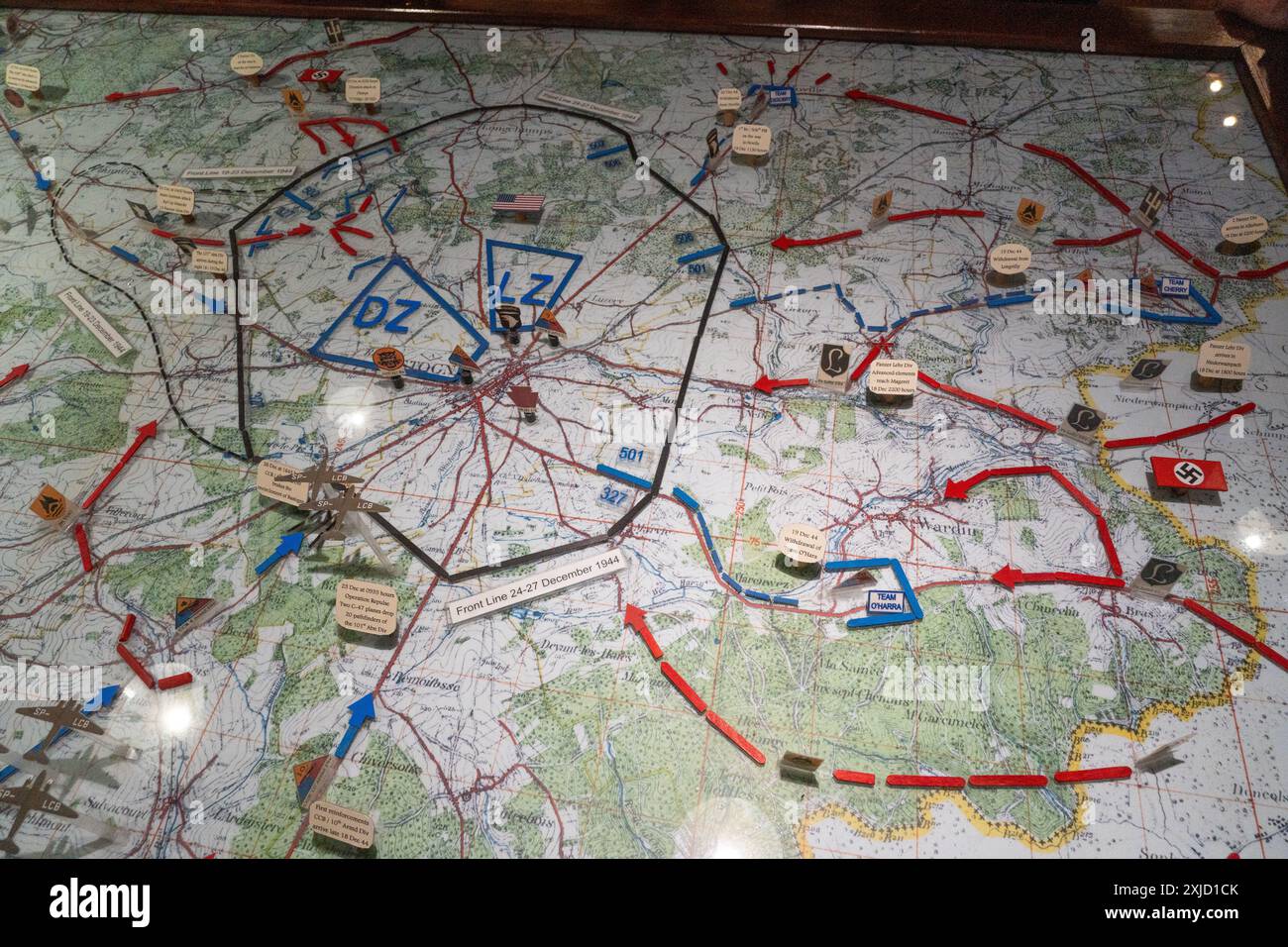 The 101st Airborne Museum Le Mess in Bastogne, Belgium Stock Photo - Alamy