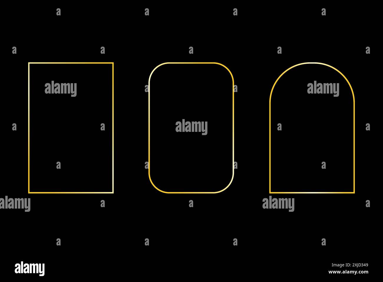 Black outline vector three Stock Vector Images - Alamy