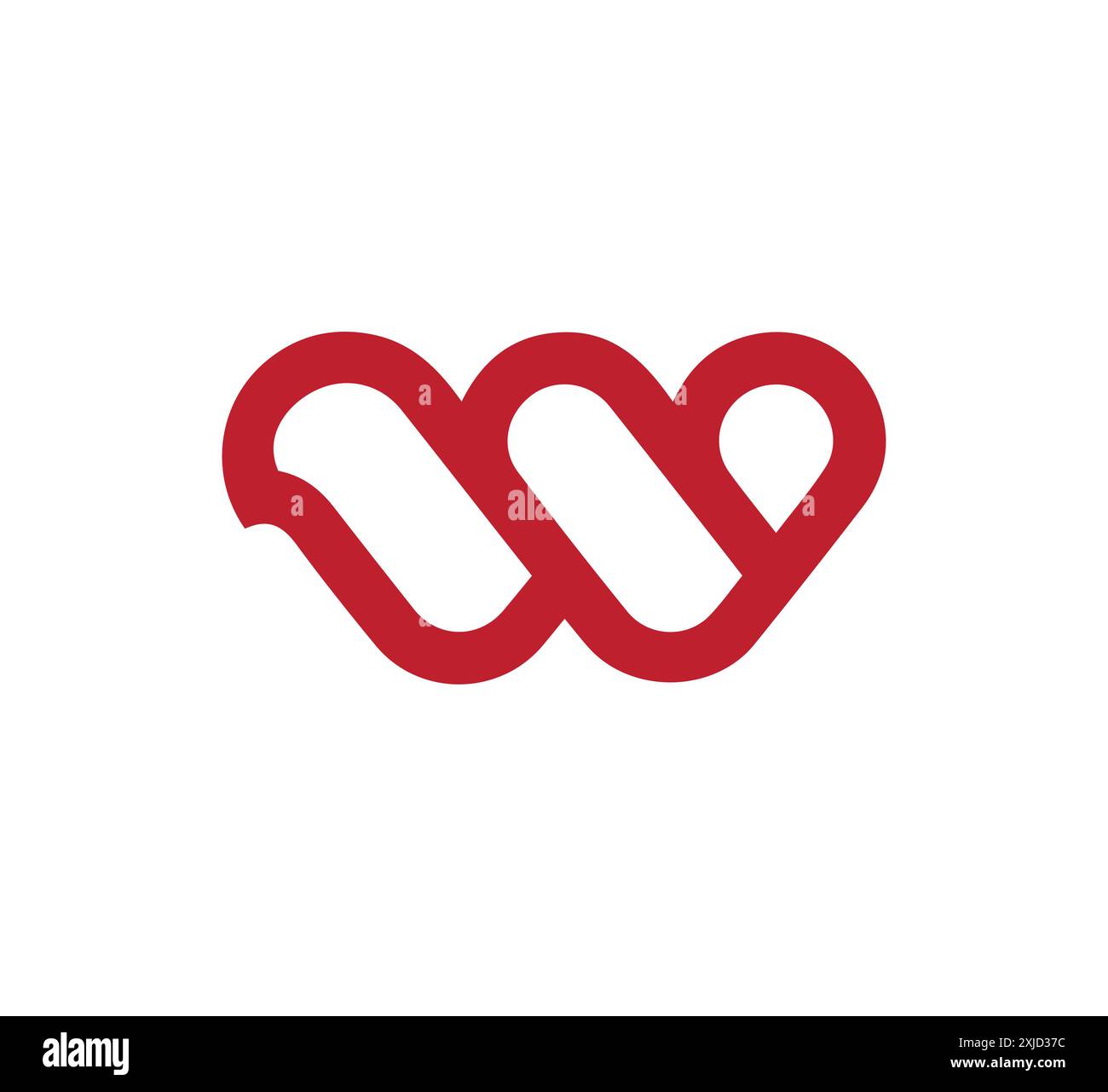 Creative letter W arrow Logo Vector Symbol Icon Design, initial w ...