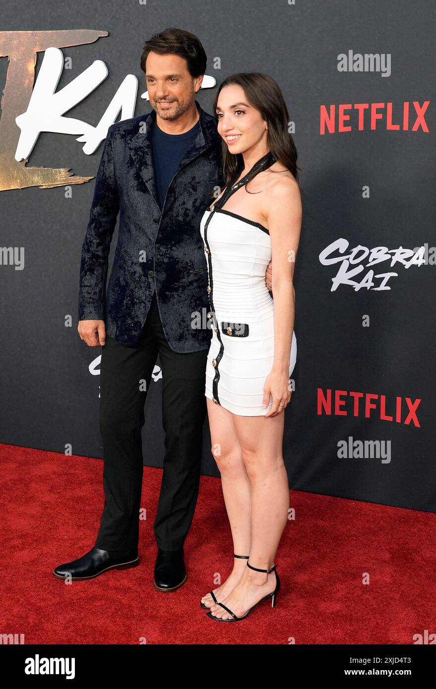 Ralph Macchio and his daughter Julia pose together at the season six ...