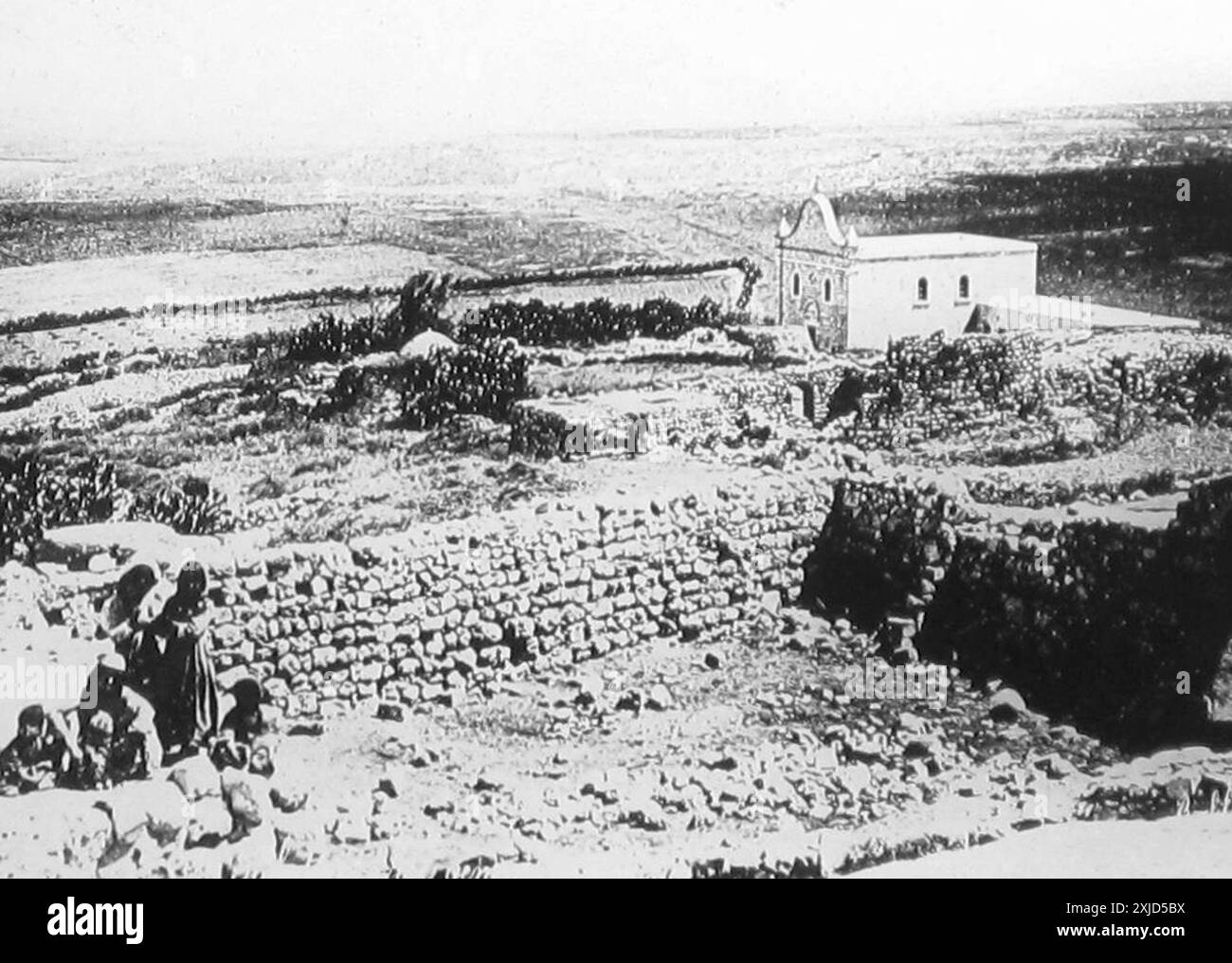 The slopes of Mount Tabor, Israel, Victorian period Stock Photo - Alamy
