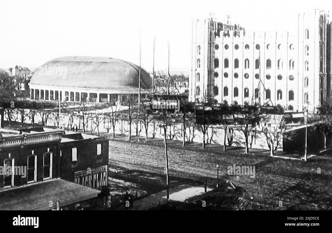 Mormon Tabernacle, Salt Lake City, Utah, USA, Victorian period Stock ...