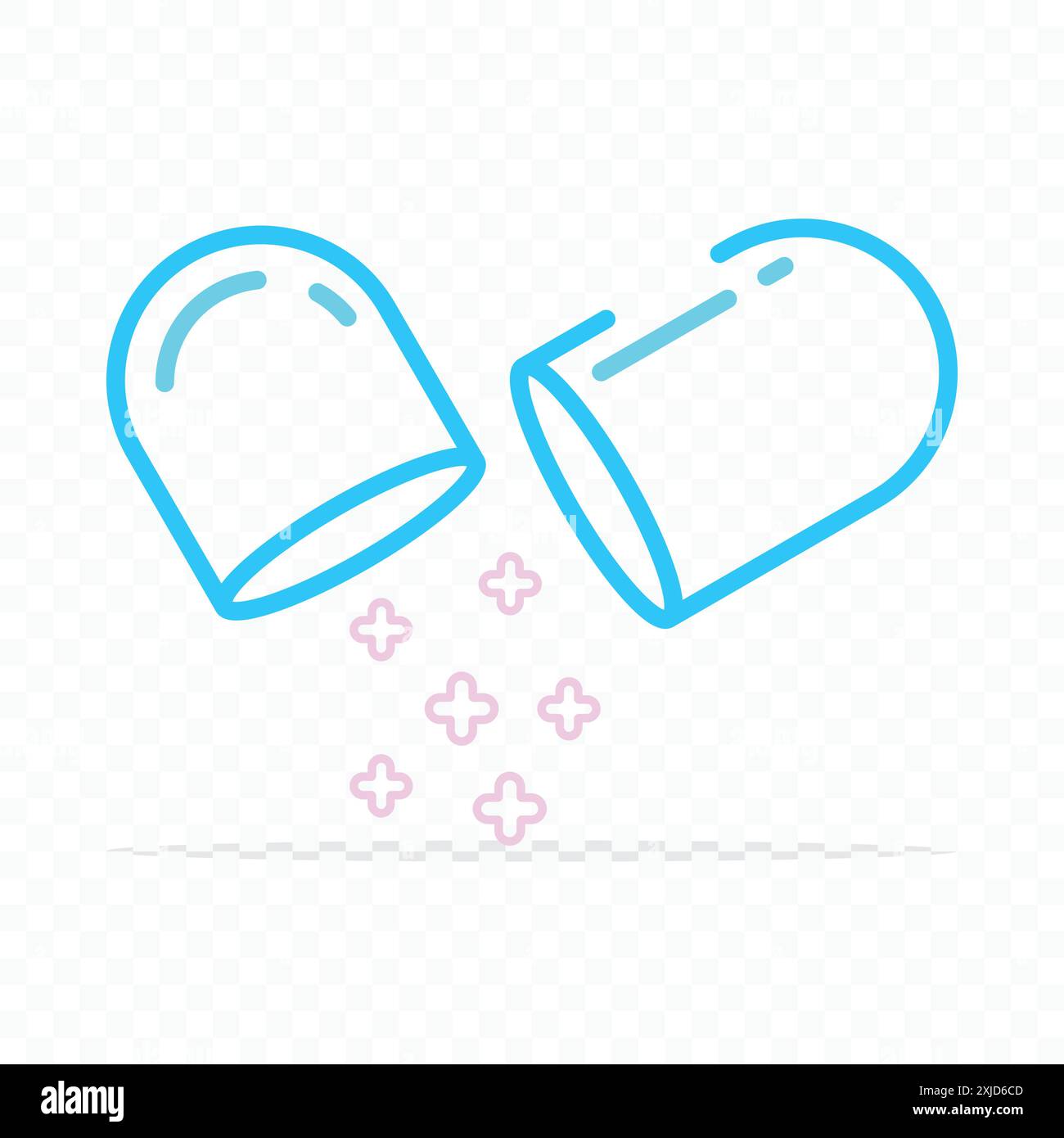 Multi vitamin pill and bottle Stock Vector Images - Alamy