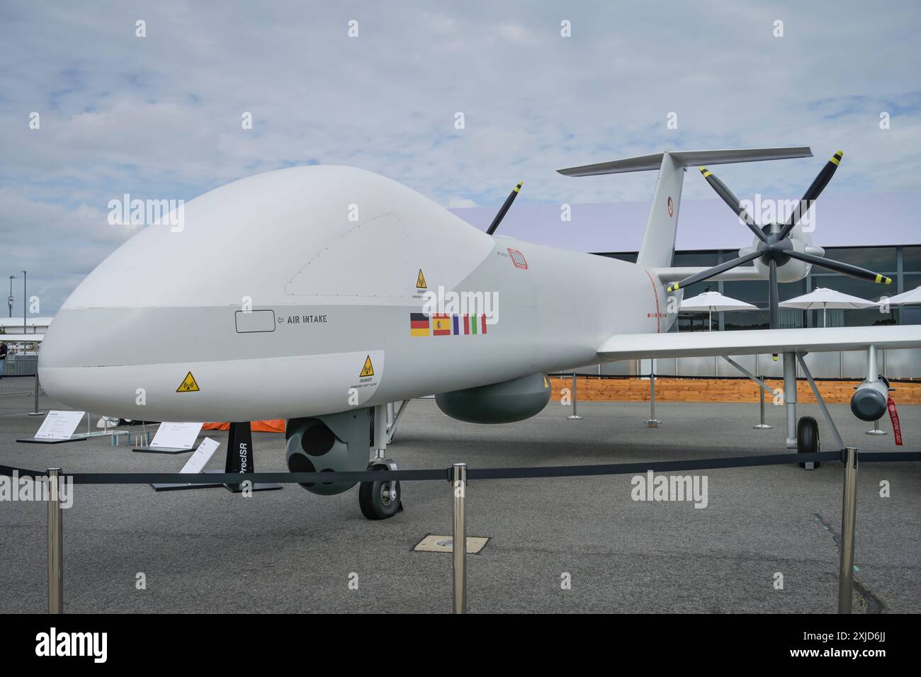 Eurodrone, ferngesteuertes Flugsystem von Airbus, ILA 2024 ...
