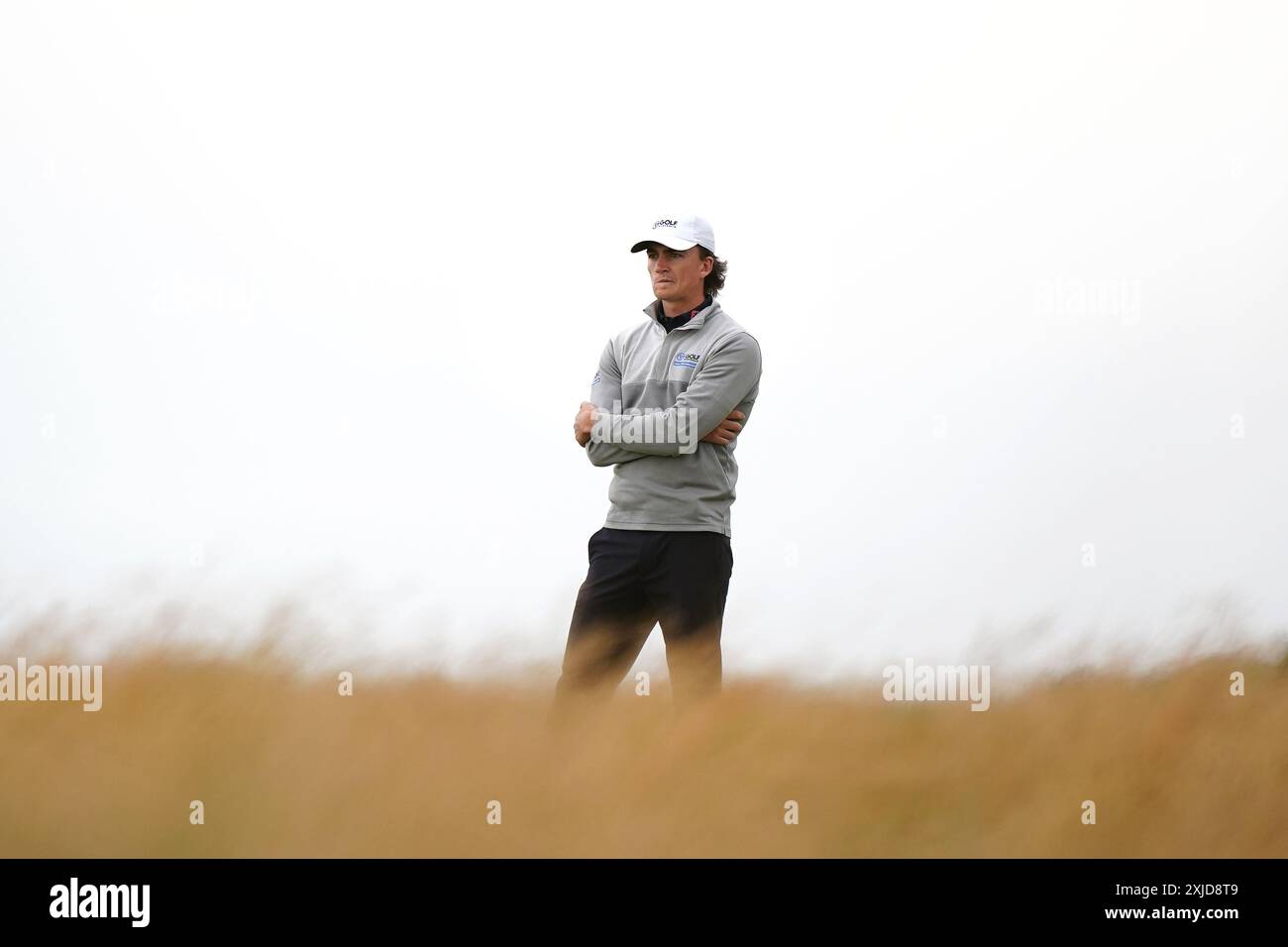 Australia's Jasper Stubbs on the 3rd during day one of The Open at ...