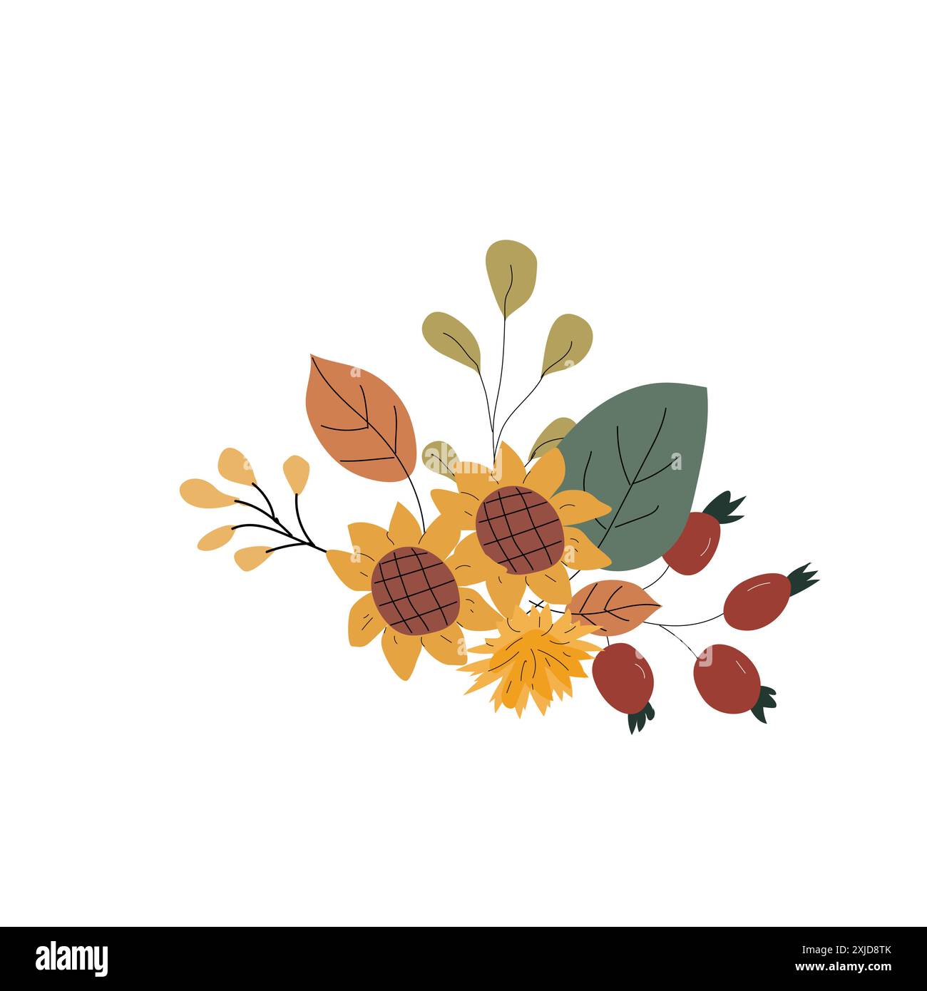 fall harvest background or banner with autumn seasonal elements. Cute ...