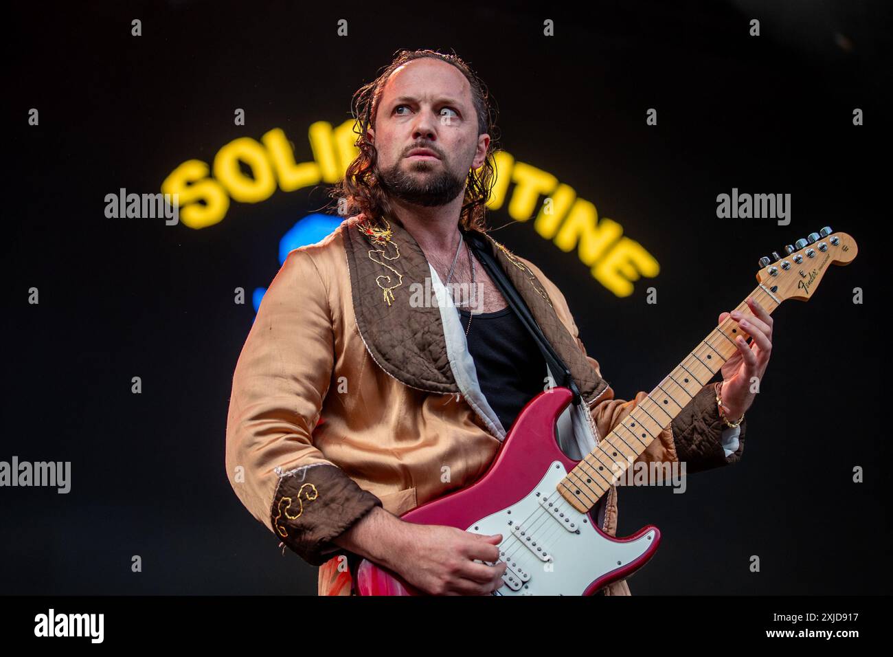 Ostrava, Czech Republic. 17th July, 2024. Guitarist Leo Mintek of ...