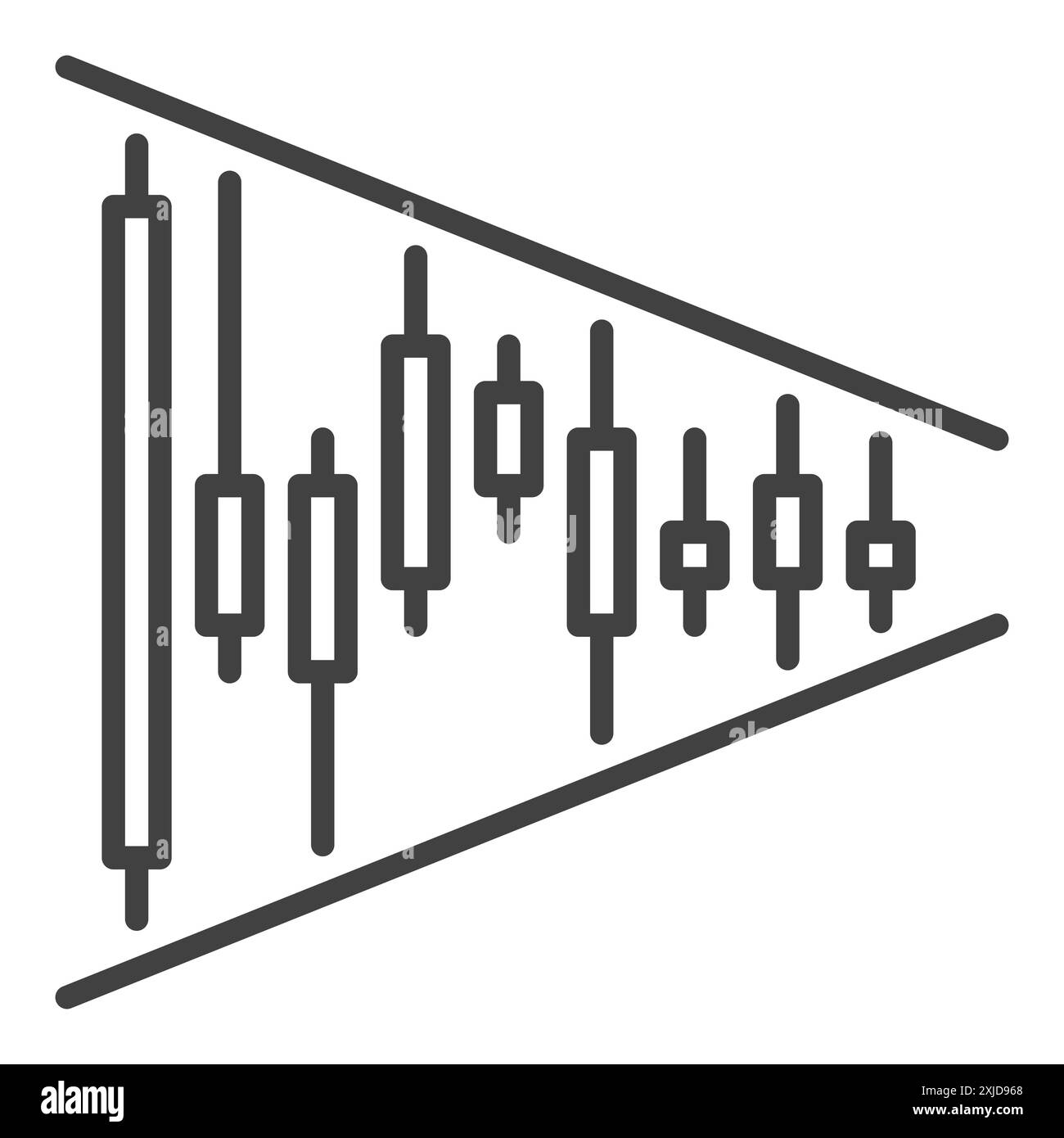Candlestick Triangle figure vector cryptocurrency trading concept ...