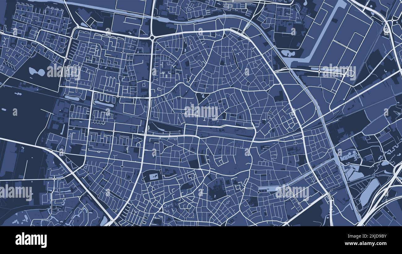 Tilburg map Stock Vector Images - Alamy