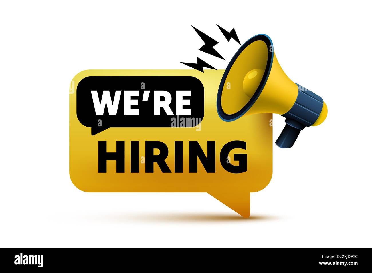 Job vacancy speech bubble Cut Out Stock Images & Pictures - Alamy