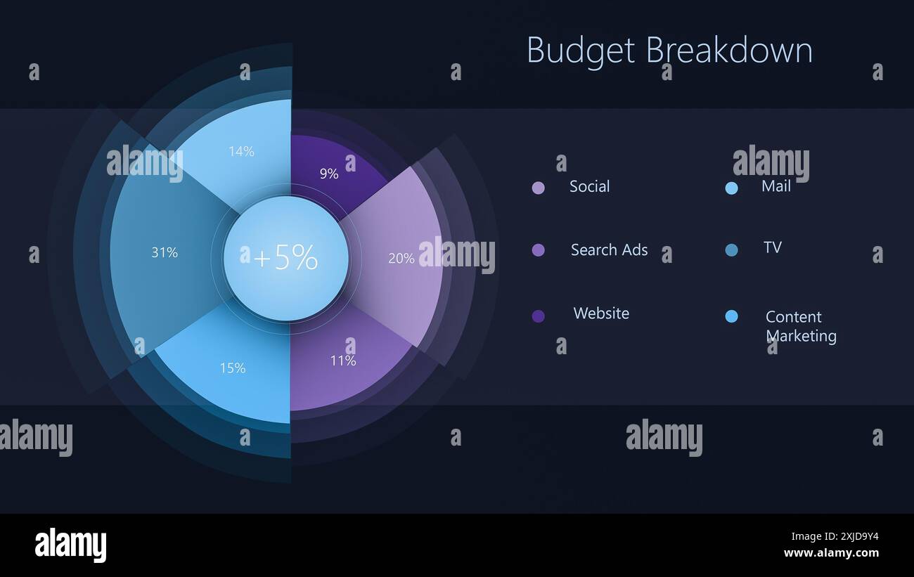 3D Render: Business Strategy Presentation Mock-up with Analytics ...