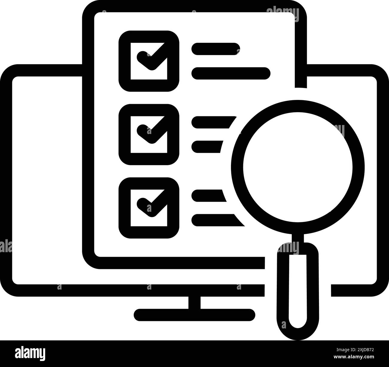 Icon for surveys,observe Stock Vector Image & Art - Alamy
