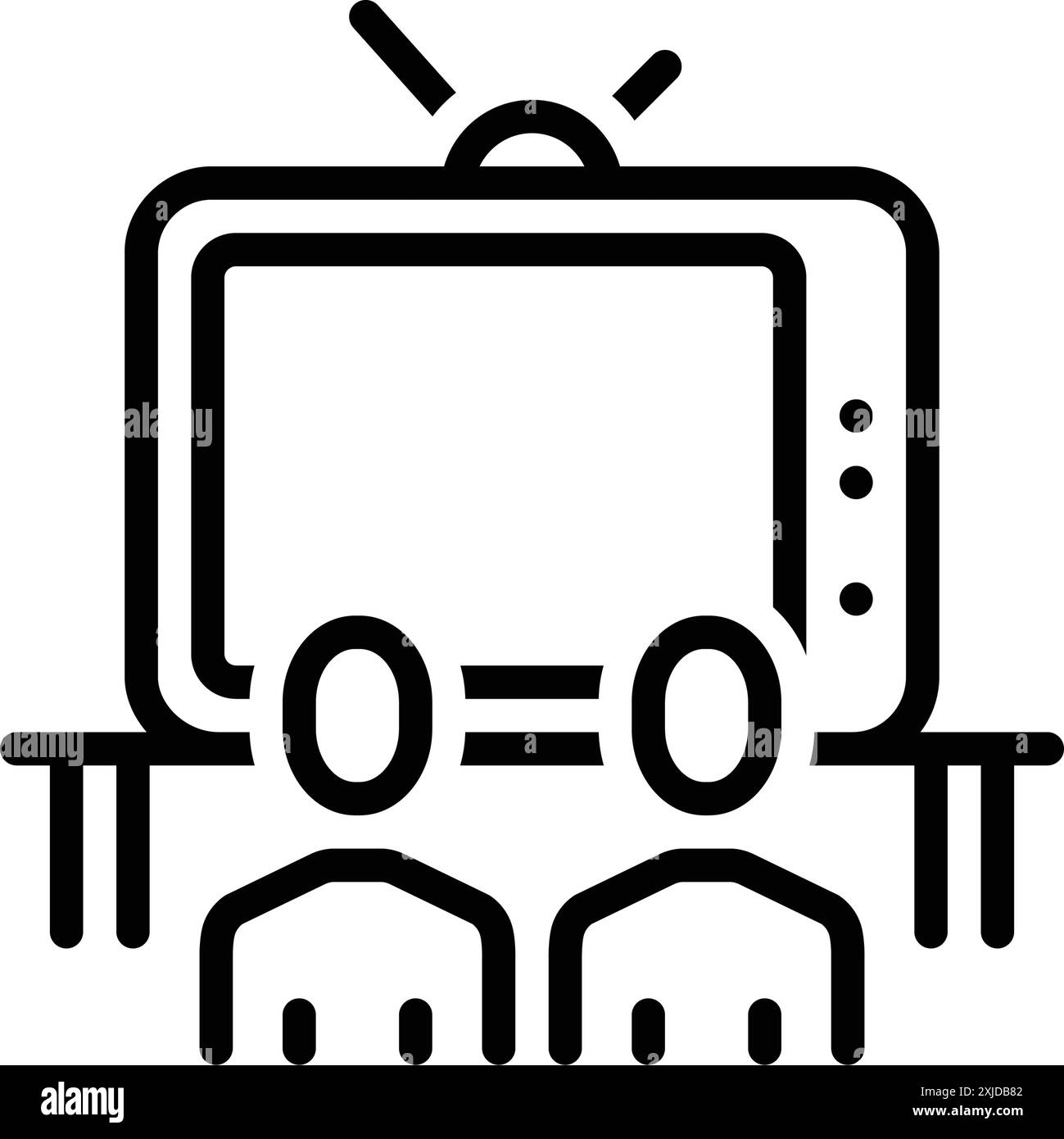 Watching audience Stock Vector Images - Alamy