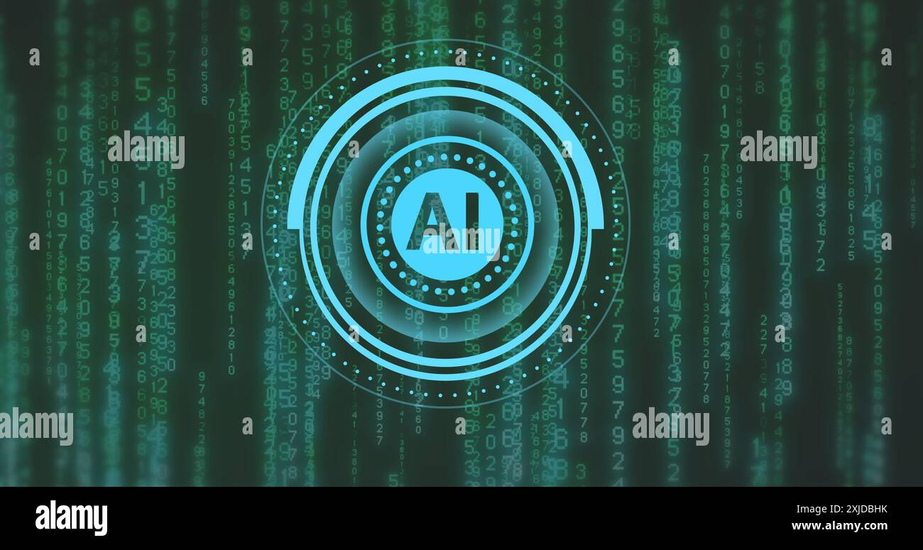 Data server center ai learning hi-res stock photography and images - Alamy