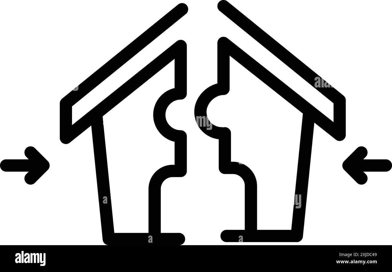 Icon for merger,dissolution Stock Vector Image & Art - Alamy