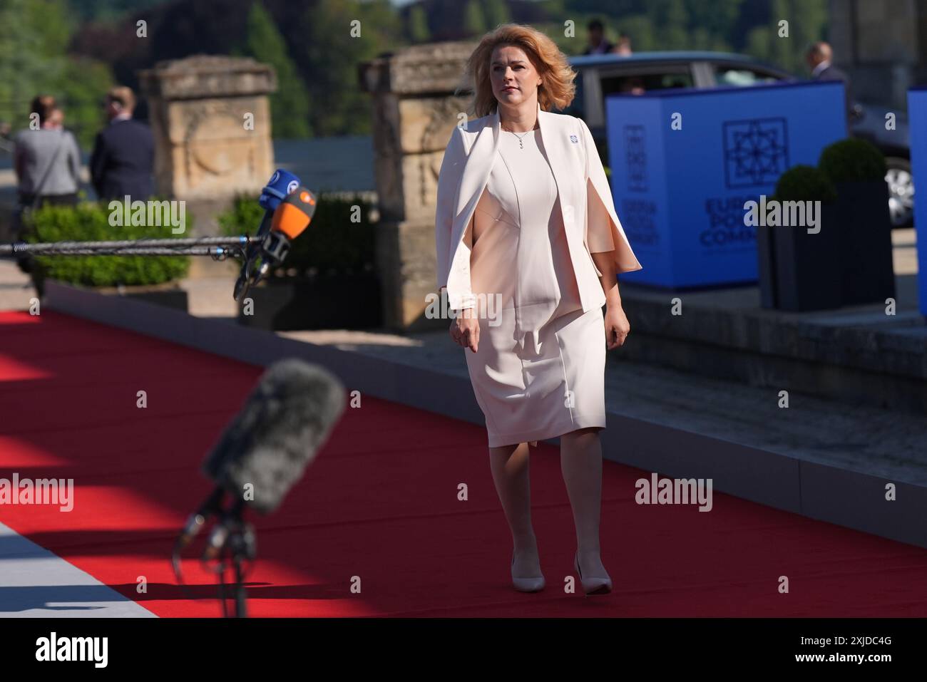 Prime Minister of the Latvia Evika Silina arrives to attend the ...