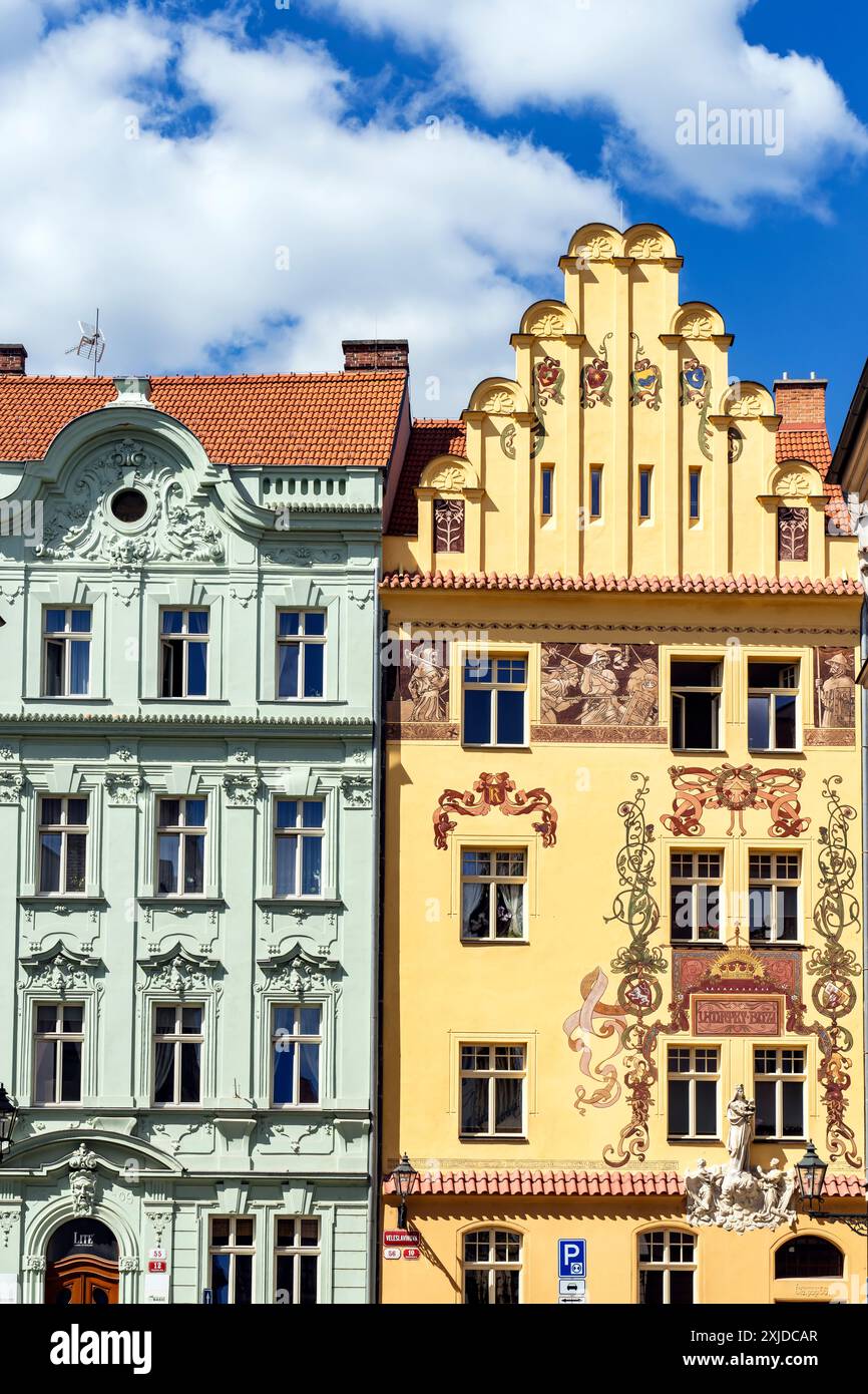 The house at the Mother of God (U Matky Boží) in Veleslavínova street ...