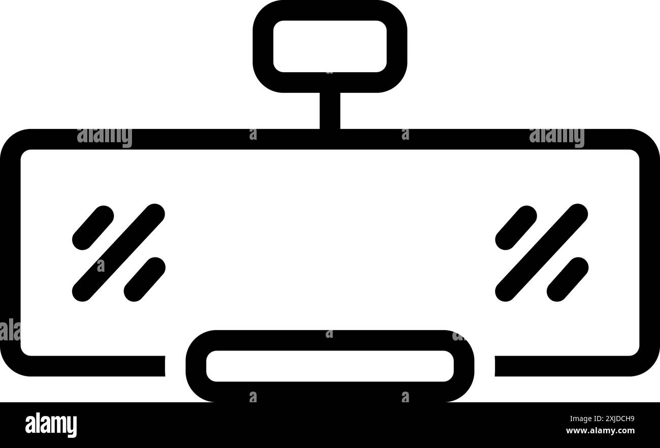 Icon for mirror,rear Stock Vector Image & Art - Alamy