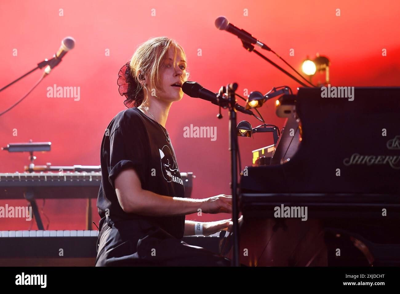 LONDON, ENGLAND - JULY 17: Hania Rani performing at Somerset House on ...