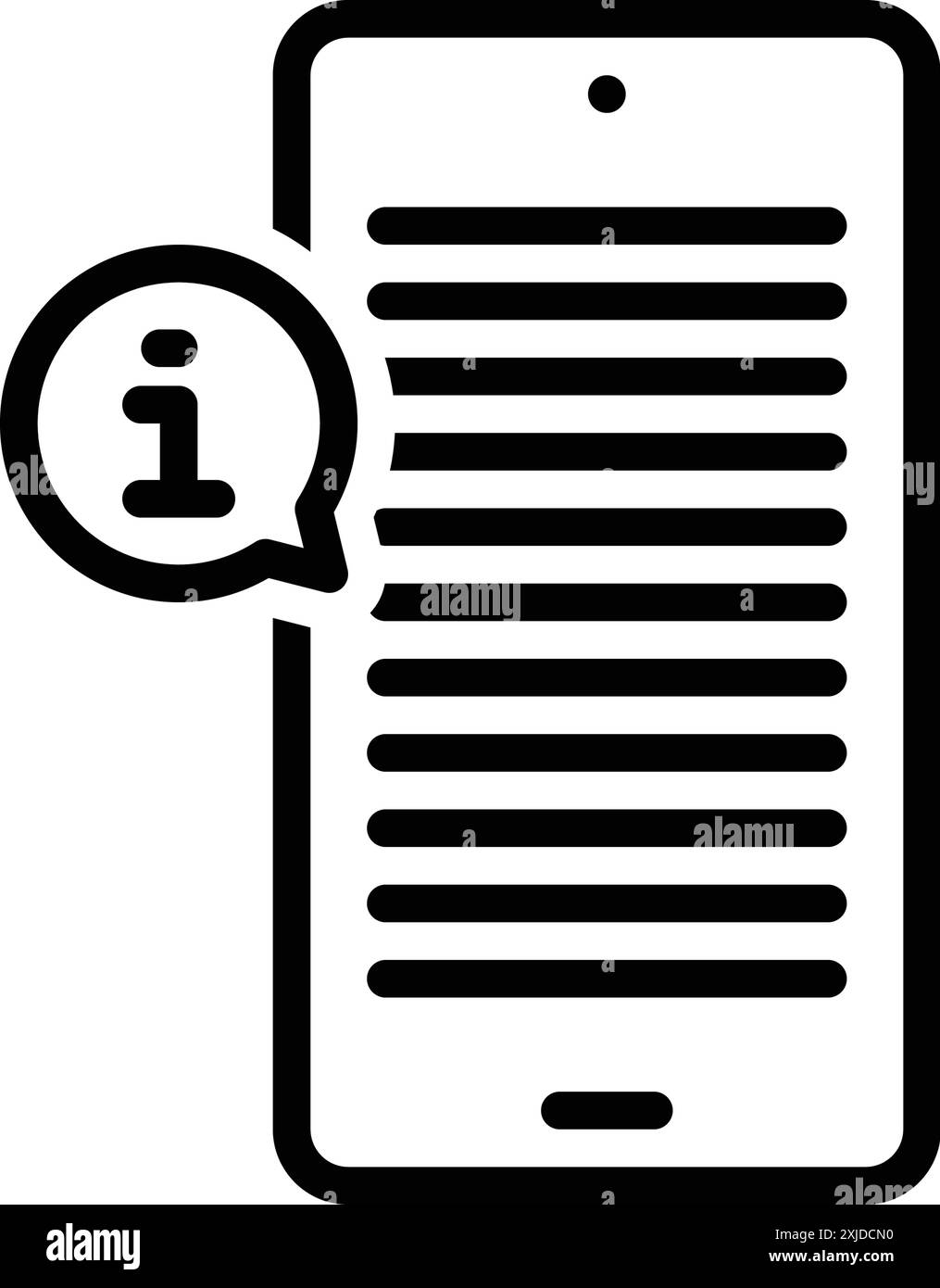 Icon for informational,descriptive Stock Vector Image & Art - Alamy