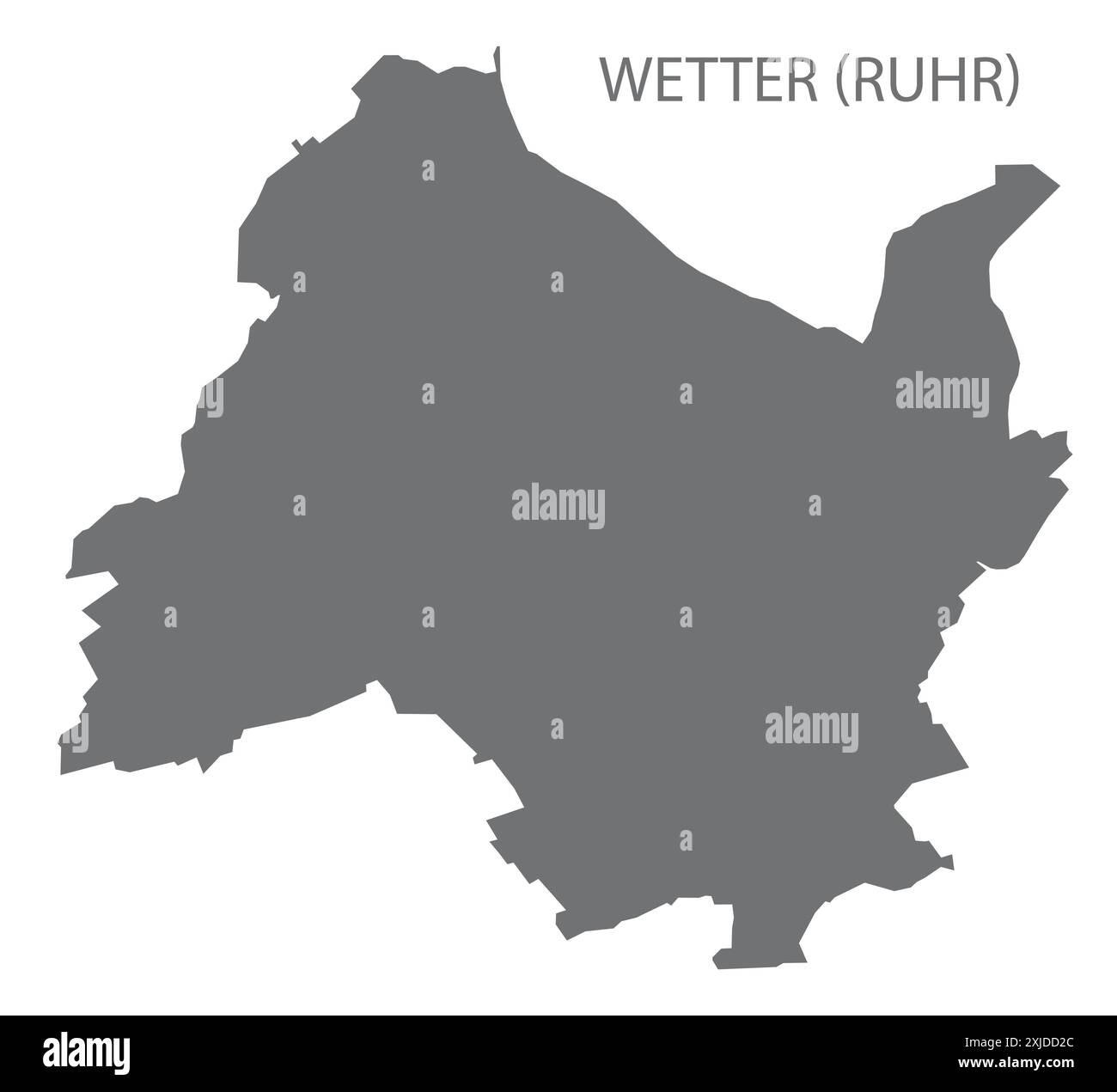 Ruhr area map hi-res stock photography and images - Alamy