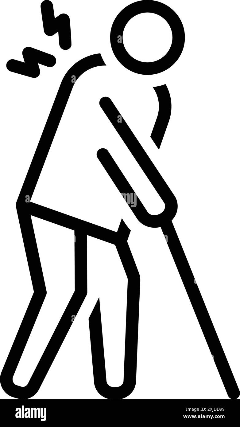 Chronic pain icon hi-res stock photography and images - Alamy