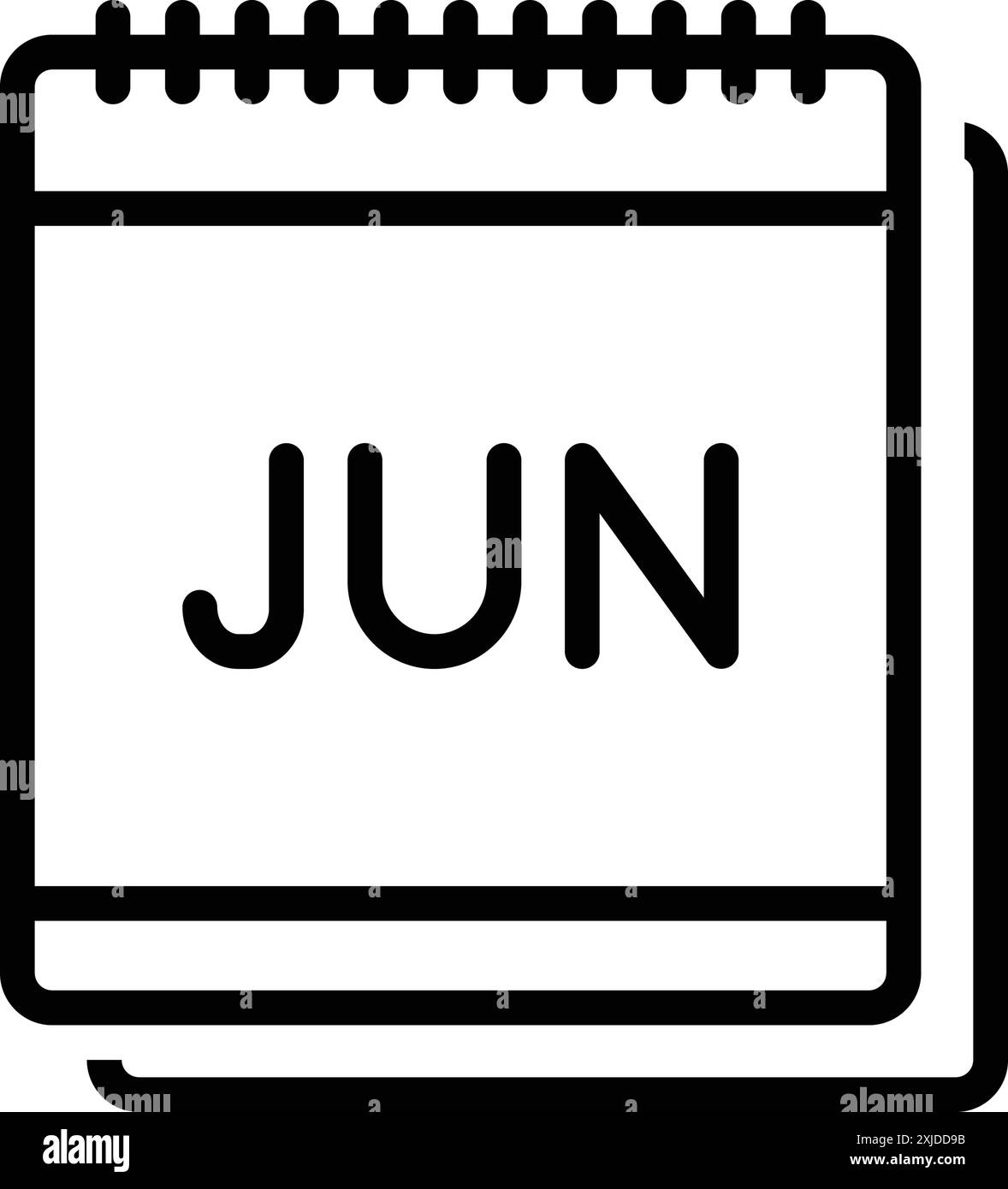 Jun calendar Stock Vector Images - Alamy