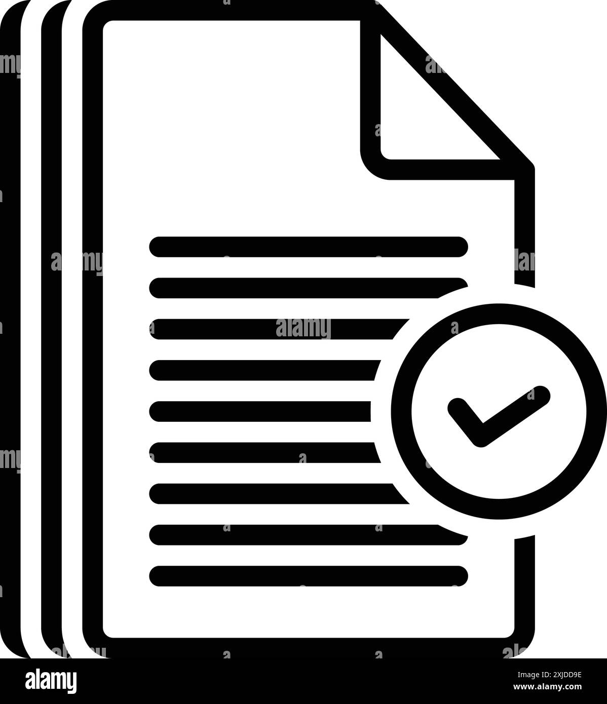 Icon For Validation Acceptance Stock Vector Image And Art Alamy