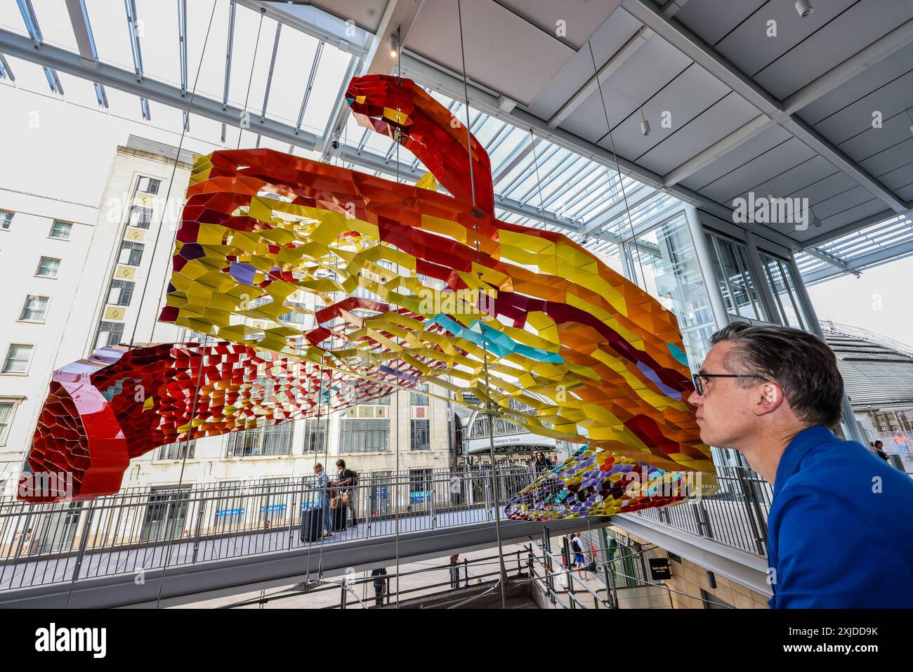 Paddington Station, London, UK. 18th July, 2024. Launch of a new public ...