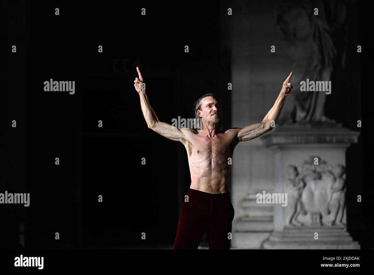 Salzburg, Austria. 17th July, 2024. ABD0296 20240717 - a rehearsal of ...