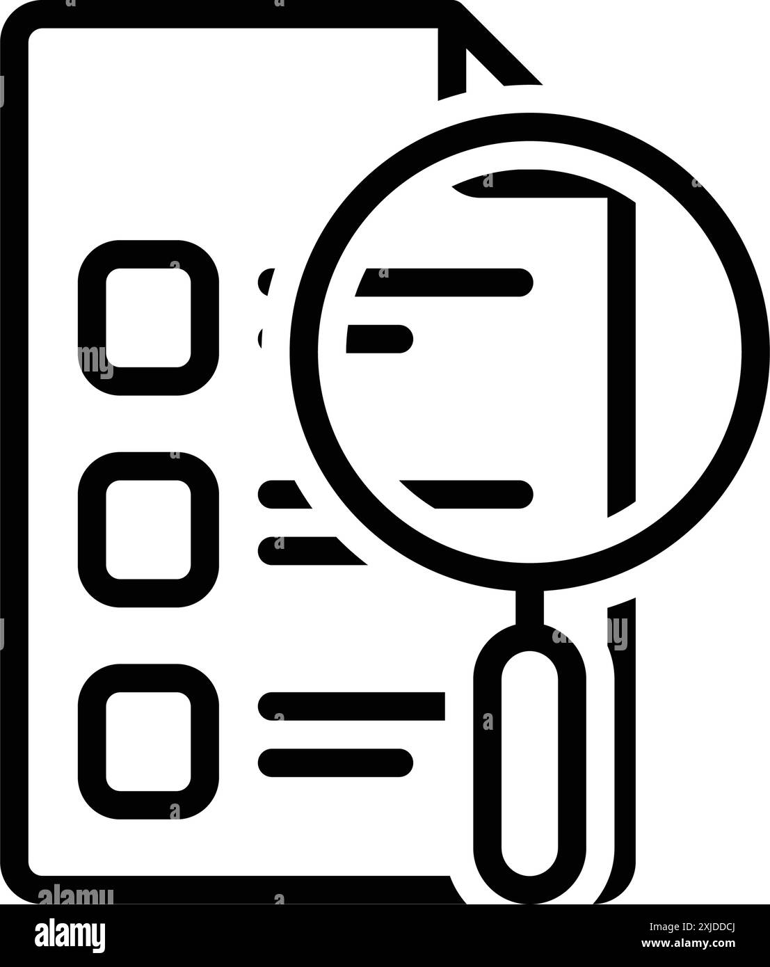 Examination and review Stock Vector Images - Alamy