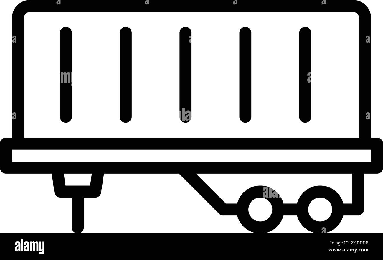 Camper trailer logo Black and White Stock Photos & Images - Alamy