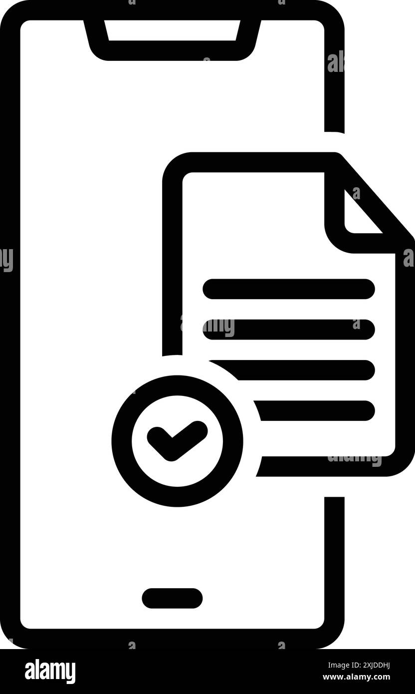 Icon for validation,acceptance Stock Vector Image & Art - Alamy