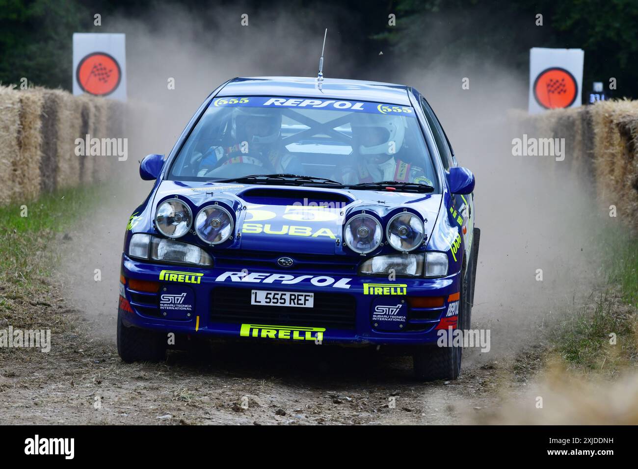 Jason Lepley, Subaru Impreza, Dawn of Modern Rallying, starting at the ...