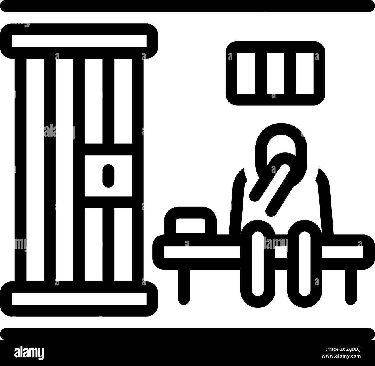 Icon for prisoner,jailbird Stock Vector Image & Art - Alamy