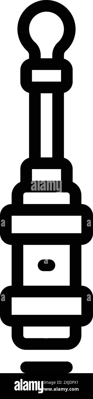 Hydraulic actuator Stock Vector Images - Alamy